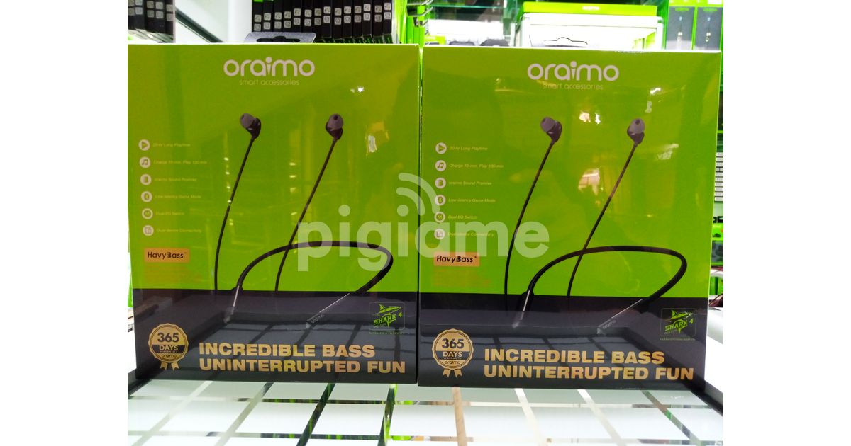 Oraimo Shark 4 Wireless Bluetooth Neckband in Nairobi CBD, Moi Avenue ...