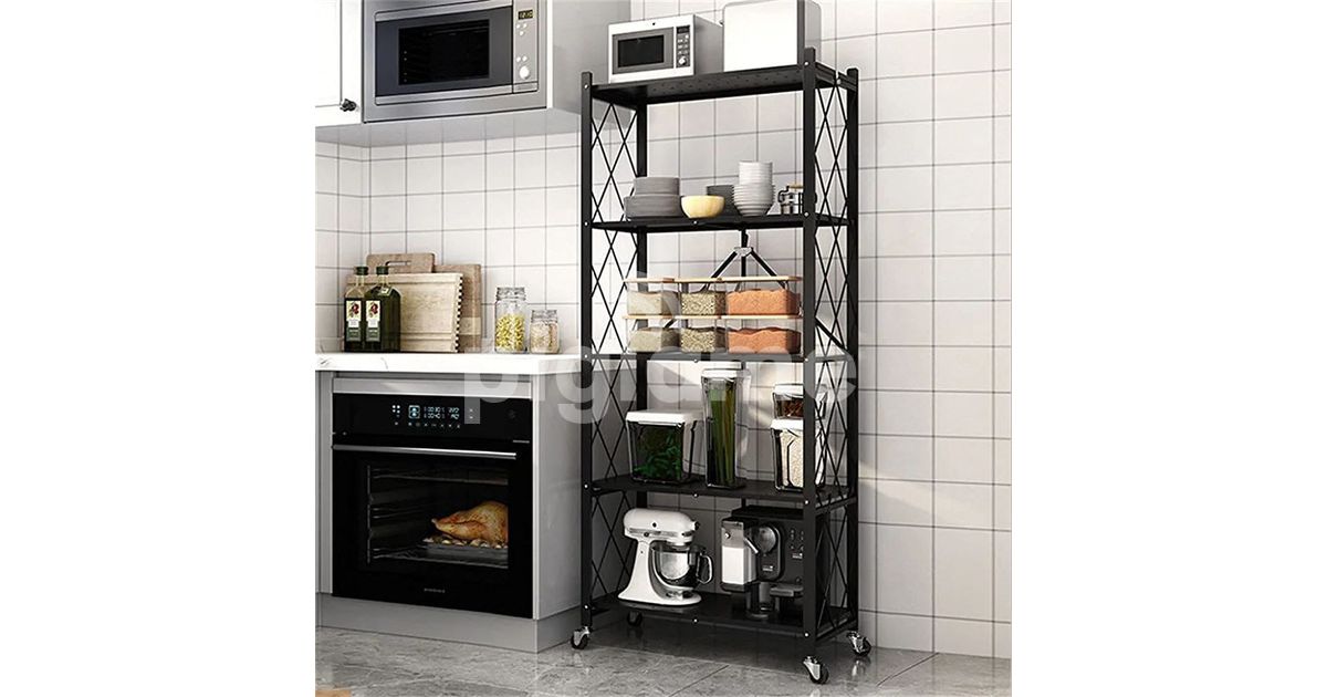 5-Tier Folding Shelf With Wheels in Nairobi CBD | PigiaMe
