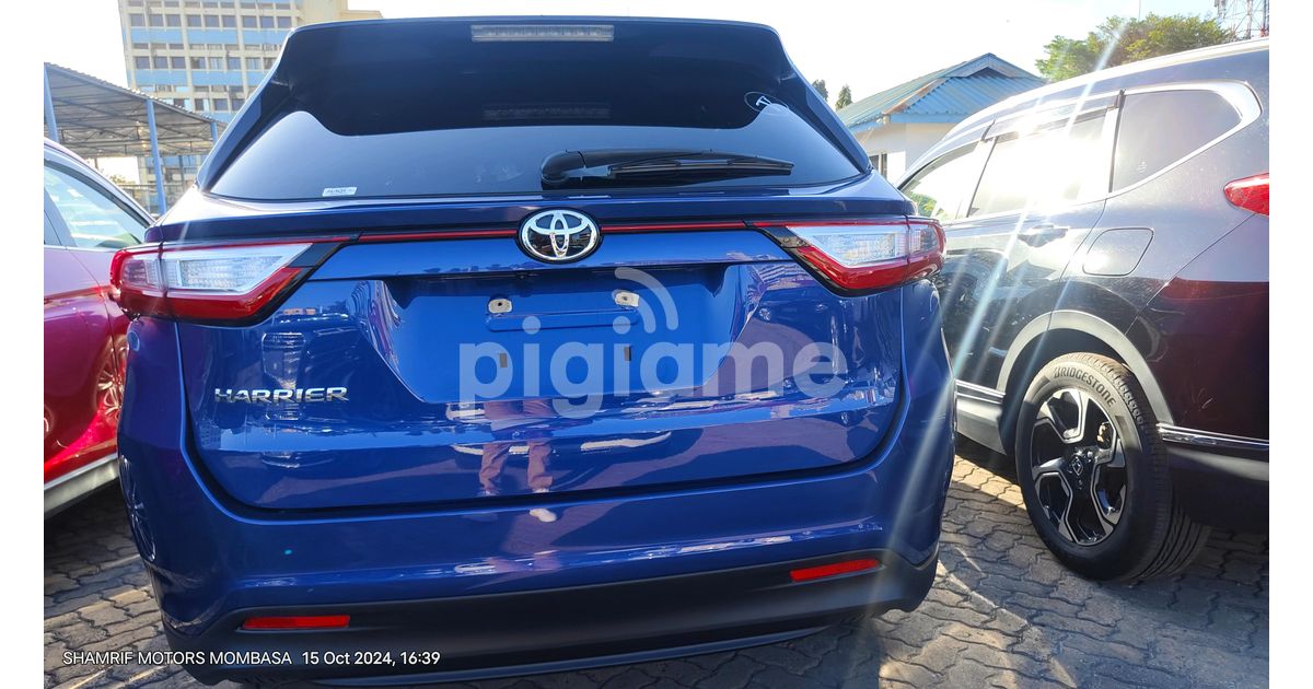 Toyota Harrier Blue 2018 2Wd in Mombasa | PigiaMe
