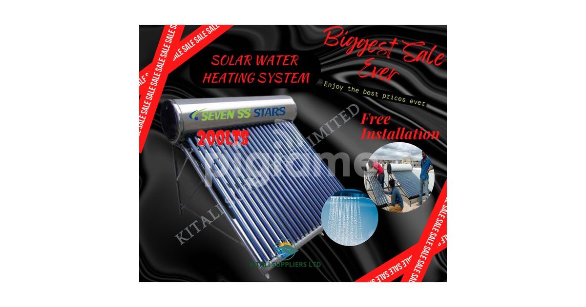 Seven Ss Stars Solar Water Heater System 200L in Nairobi CBD, Ronald ...