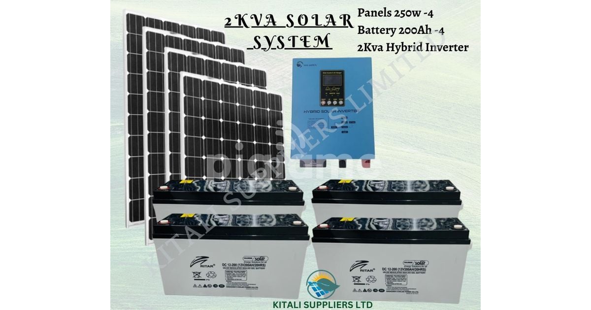 2Kva Solar Back Up System in Nairobi CBD | PigiaMe