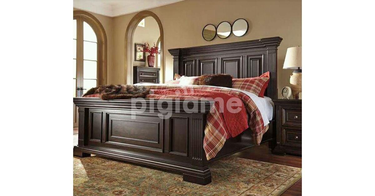 5X6 Mahogany Bed in Kahawa Sukari, Engen | PigiaMe