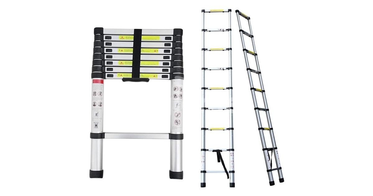 Foldable Extendable Ladders, Heavy Duty Portable Telescopic in ...