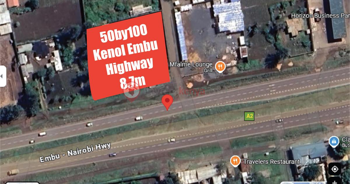10,000 ft² Land at Kenol Town Front Row | BuyRentKenya