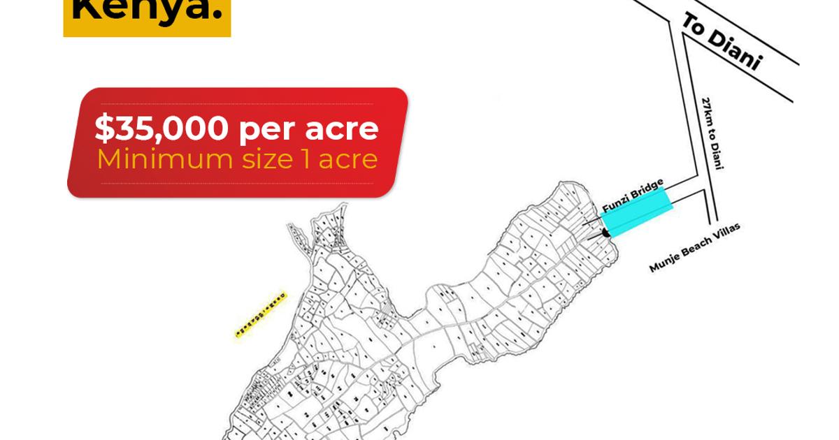 500 ac Land at Land For Sale On Funzi Island | BuyRentKenya