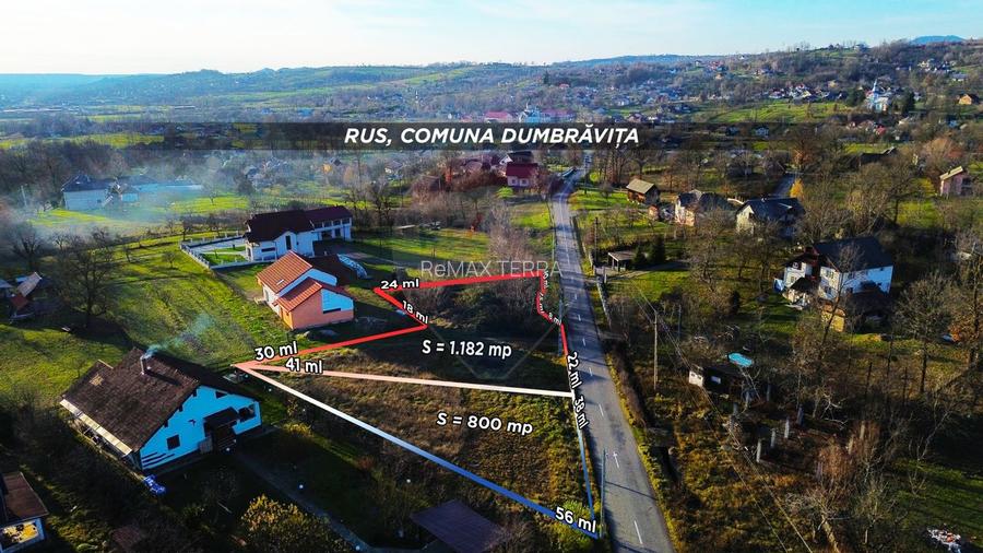 Teren Construcții intravilan de 1182 mp, în Dumbrăvița preț 18.900 ...