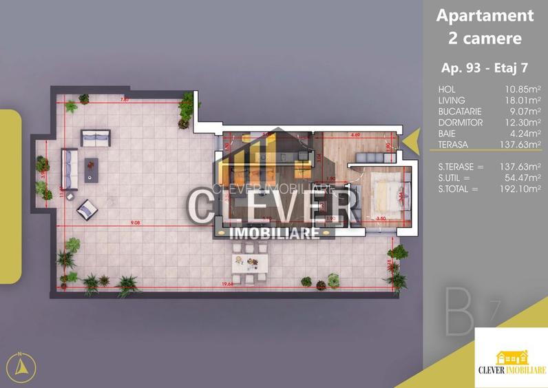 Apartament decomandat cu 2 camere în zona Theodor Pallady, Sector 3 ...