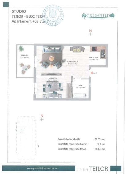 Vanzare Studio dublu Greenfield Baneasa | Imobiliare.ro