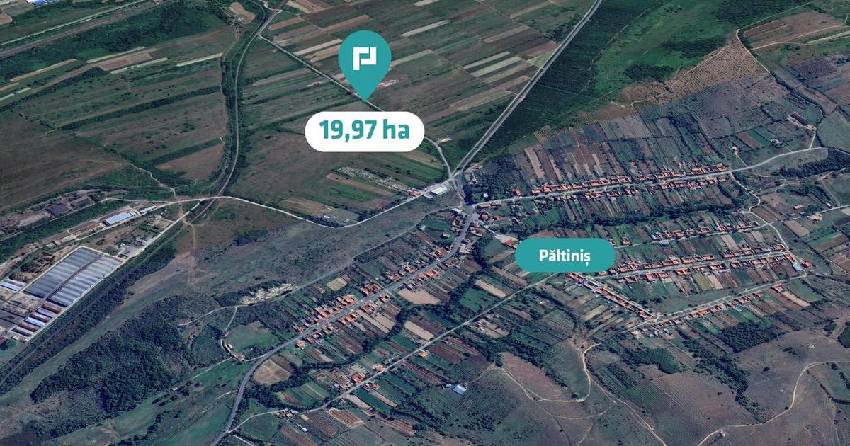 Teren agricol extravilan de 199788 mp, în Glimboca preț 135.856 ...