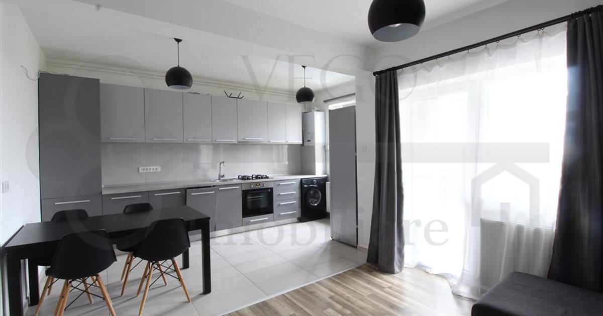 Apartament cu 3 camere, 67 mp, balcon, in Floresti, aproape de Vivo ...