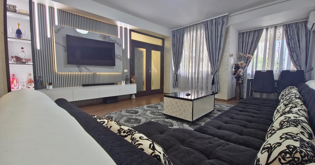 Tomis Plus, parter înalt 3 camere 76 mp, mobilat utilat complet ...