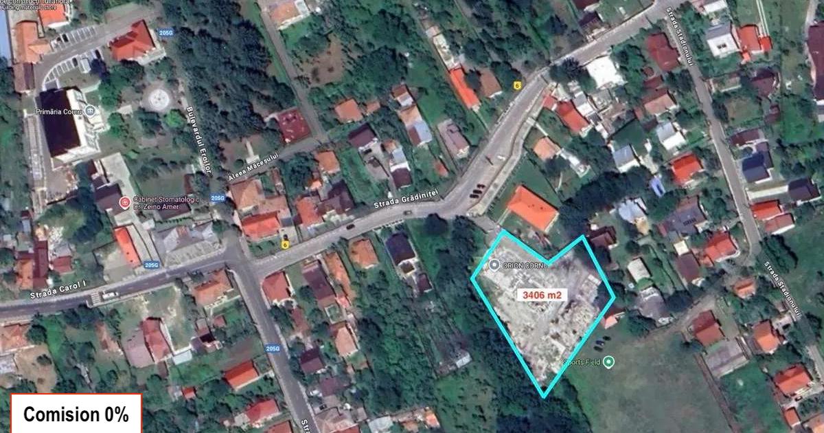 Teren Construcții intravilan de 3406 mp, în Cornu de Jos (Cornu) preț ...