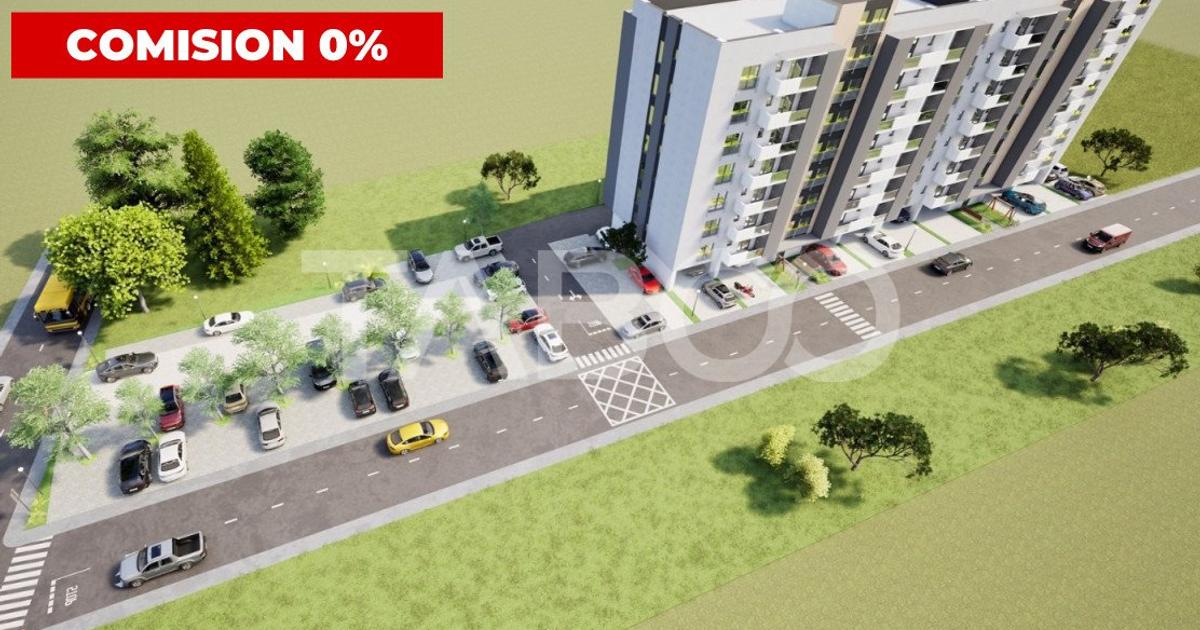 Apartament FARA COMISION 2 camere si balcon etaj 1 Sibiu Dna Stanca