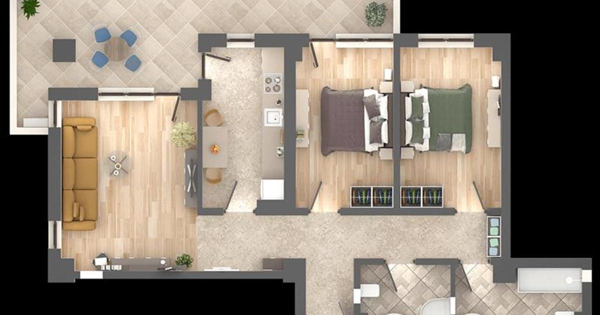 Apartament finalizat, 3 camere cu 2 bai, Podu Ros Bloc Nou | Imobiliare.ro