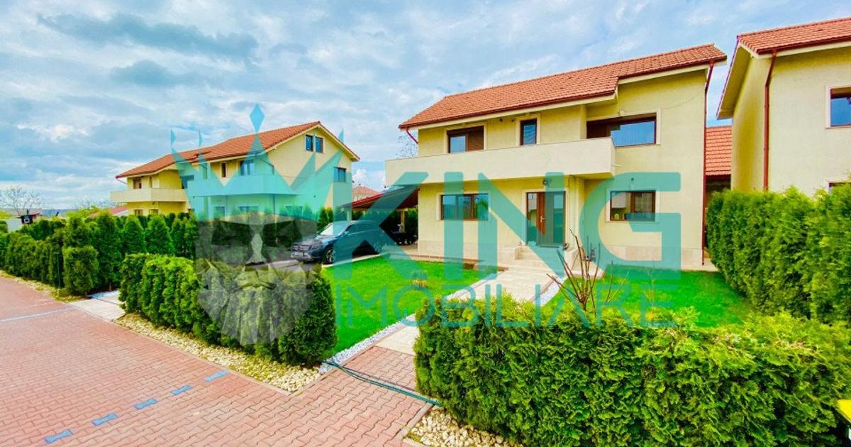 Vila in cartier rezidential cu 4 Camere de inchiriat Lumina Constanta ...