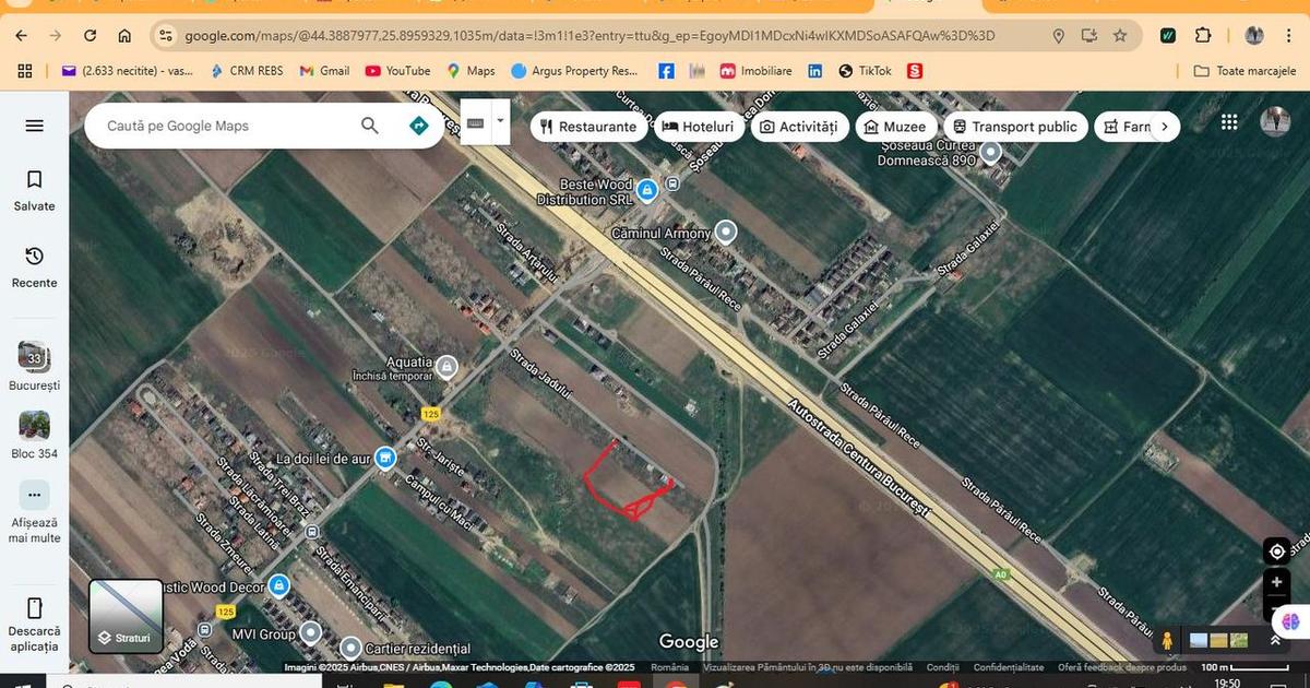 Teren agricol extravilan de 5000 mp, în Domnești preț 100.000 ...