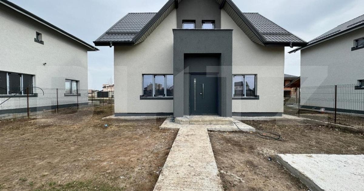 Casa semi-finisata P + M, 110 mp utili, teren 339 mp, Pielesti, zona ...