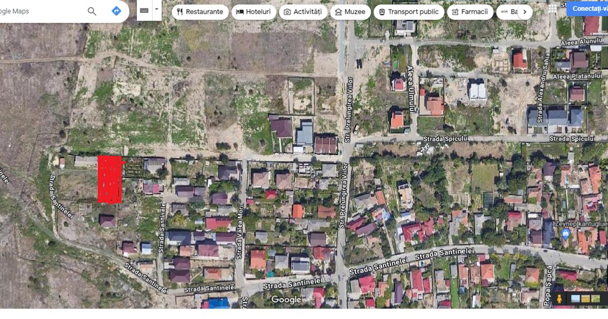 Teren Construcții intravilan de 600 mp, în Palazu Mare preț 65.000 ...