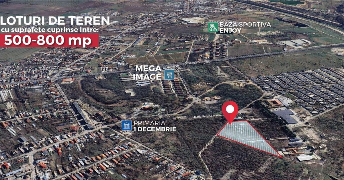 Teren ideal pentru dezvoltare imobiliara, Green City, Localitatea 1 ...