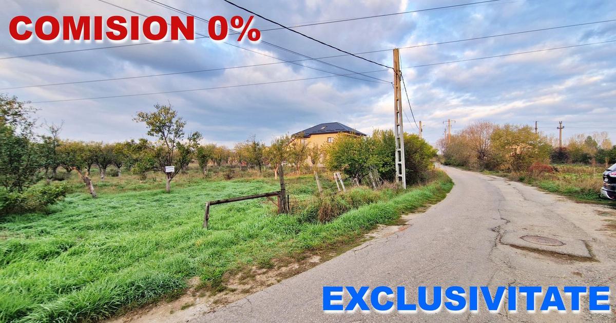 Teren Construcții intravilan de 3207 mp, în Bascov preț 54.500 ...