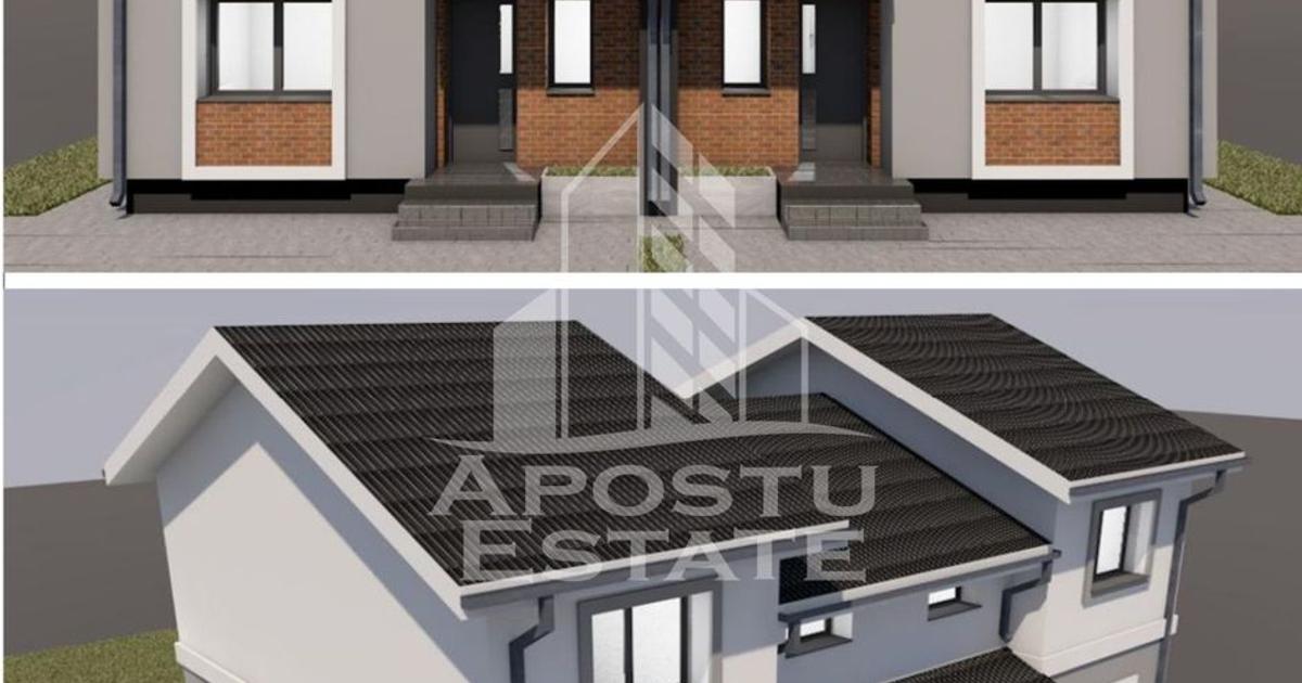 Duplex 80 mp cu 4 camere în Moșnița Veche preț 140.000 € | Imobiliare.ro