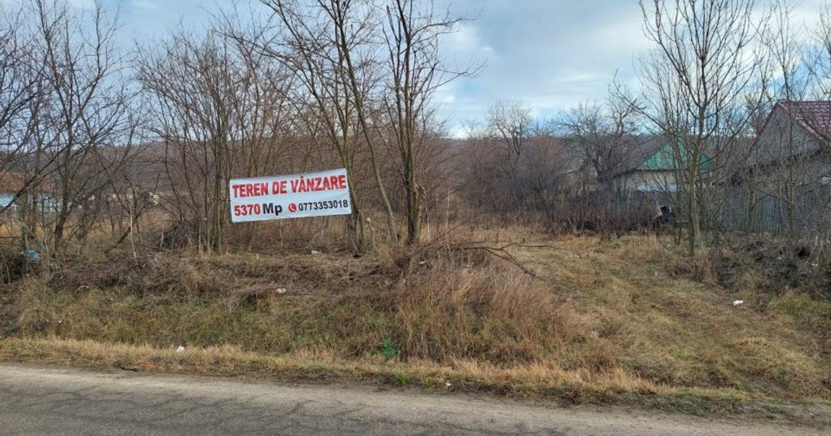 Teren Construcții extravilan de 5370 mp, în Dobrovăț preț 98.000 ...