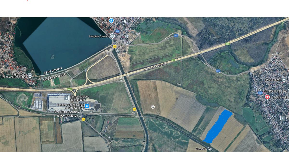 Teren agricol intravilan de 95000 mp, în Cernica | Imobiliare.ro