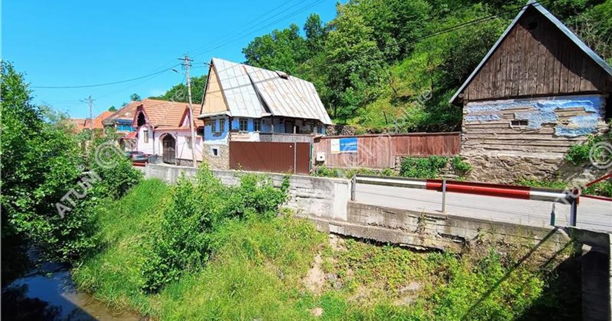 Proprietate unicat-casa traditionala din lemn 930 mp teren in Rasinari ...