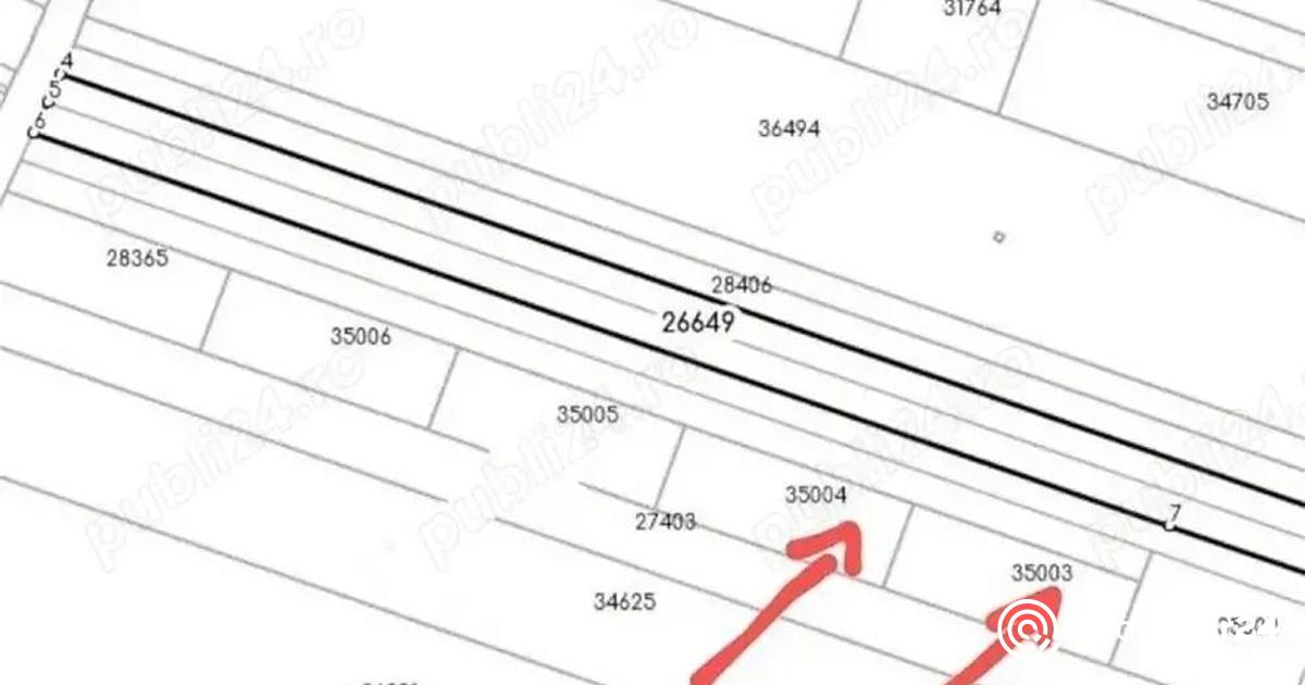 Teren de 628 mp, în Potoceni preț 28.260 € | Imoradar24