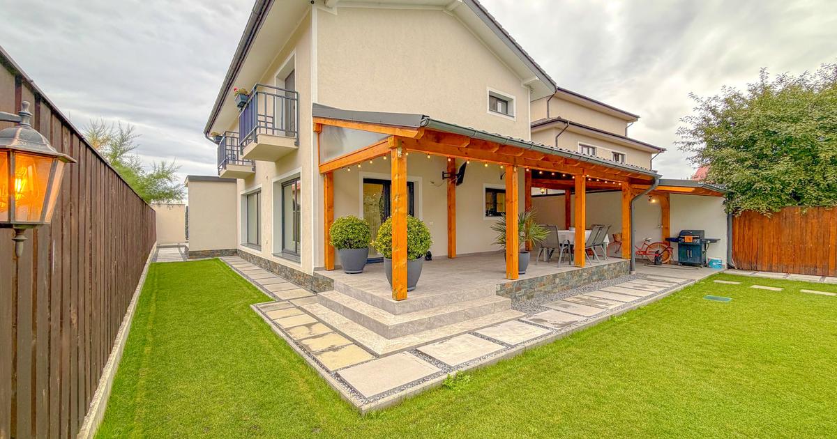 Casa premium, peisagistica, utilitati complete, Stupini | Imoradar24