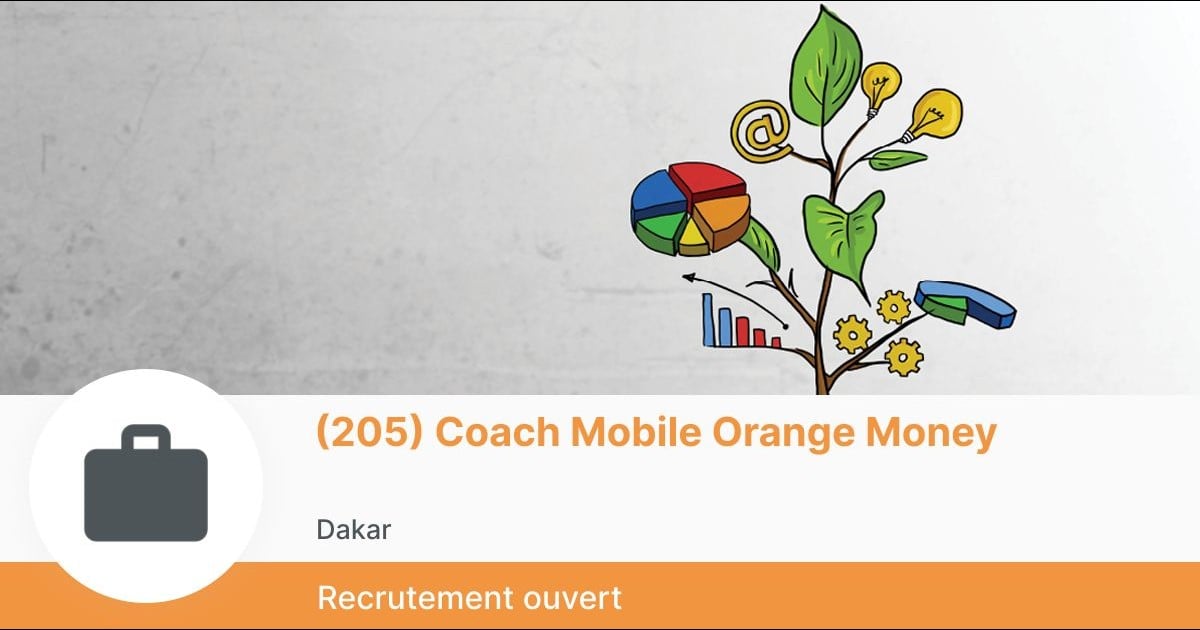 (205) Coach Mobile Orange Money - Dakar | Expat-Dakar