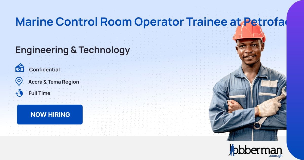 Marine Control Room Operator Trainee at Petrofac at Petrofac | Jobberman