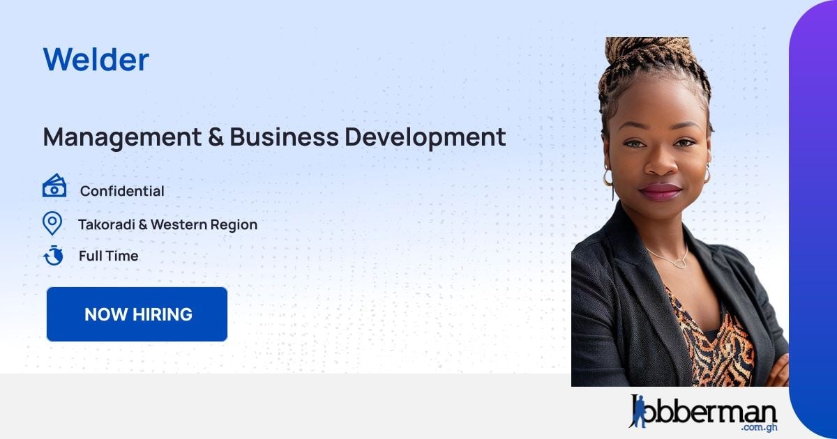 Welder at Asante Gold (CSE:ASE; GSE:ASG; FSE:1A9) #corpasantegold ...