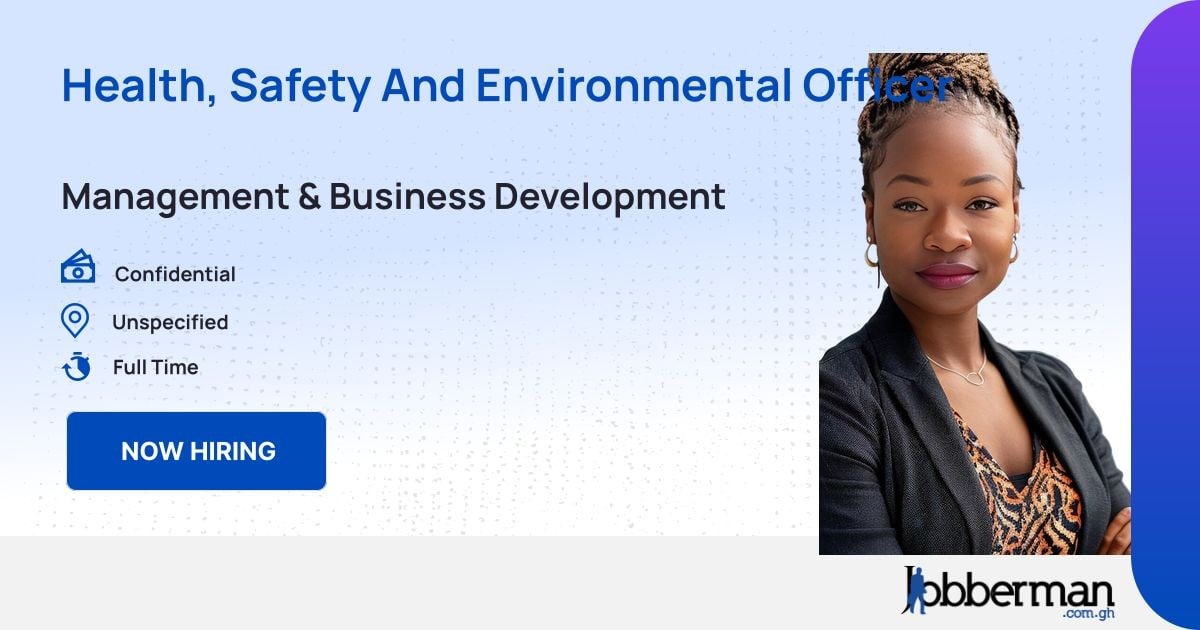 Health, Safety And Environmental Officer at Prixin Company Limited ...