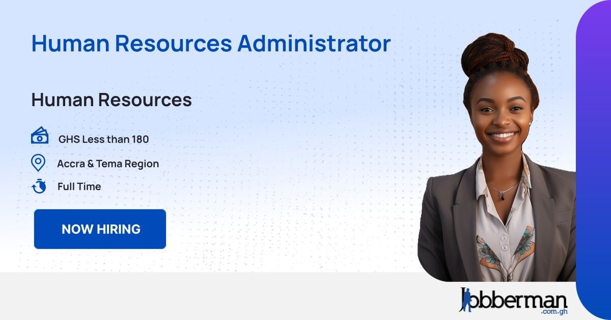 Human Resources Administrator at A Reputable Company | Jobberman