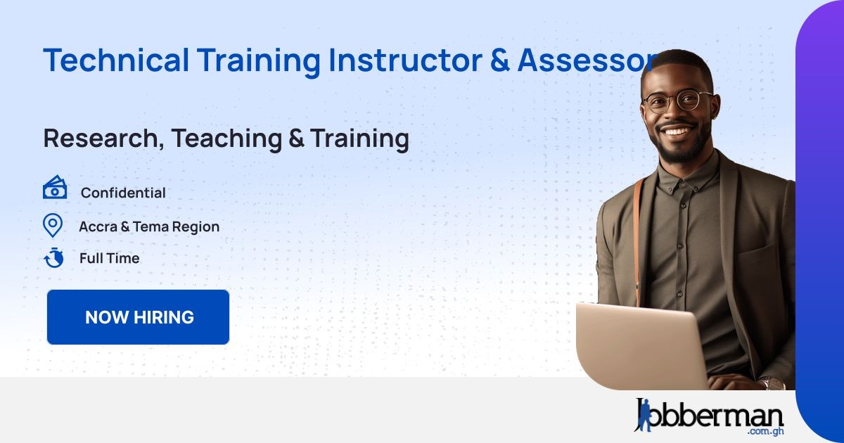 Technical Training Instructor & Assessor at Mantrac Ghana Limited ...