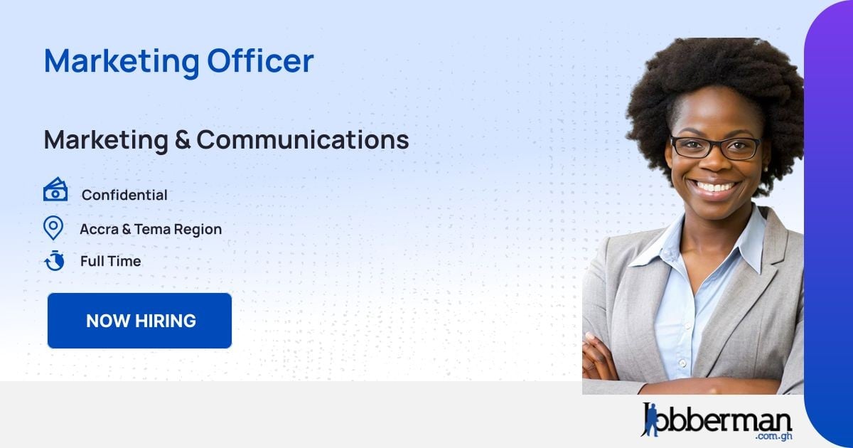 Marketing Officer at Jobberman Third Party | Jobberman