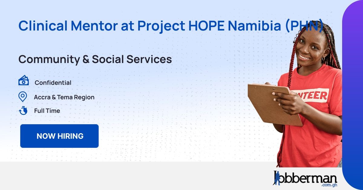 Clinical Mentor at Project HOPE Namibia (PHN) at Project HOPE Namibia ...