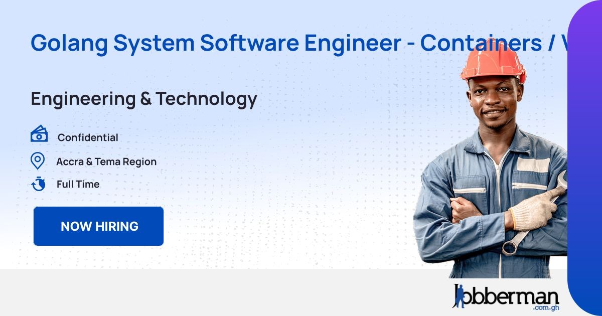 Golang System Software Engineer - Containers / Virtualisation at Canonical | Jobberman