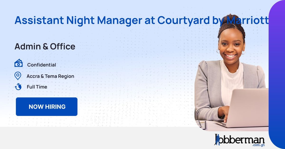 Assistant Night Manager at Courtyard by Marriott Ahmedabad at Courtyard ...
