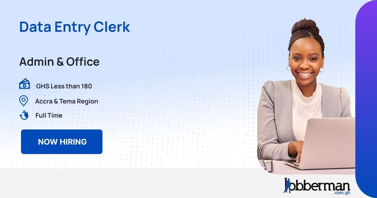 Data Entry Clerk at Korle Bu Teaching Hospital | Jobberman