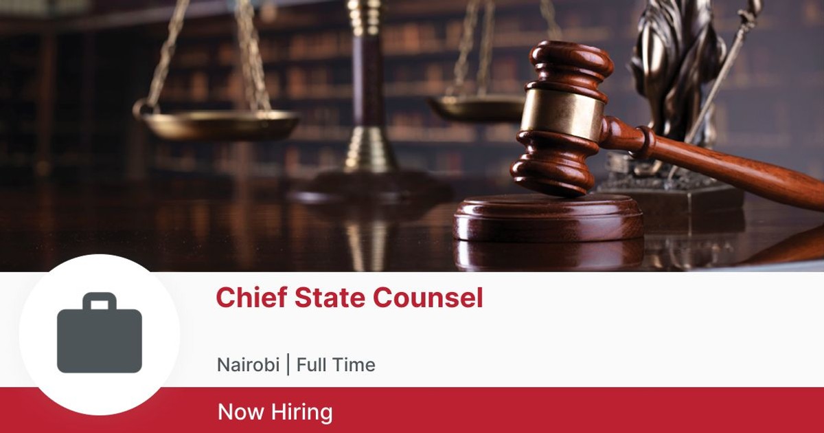 CHIEF STATE COUNSEL at Public Service Commission | BrighterMonday
