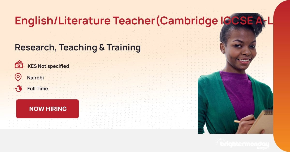 English/Literature Teacher(Cambridge IGCSE A-Level) at Light Academy ...