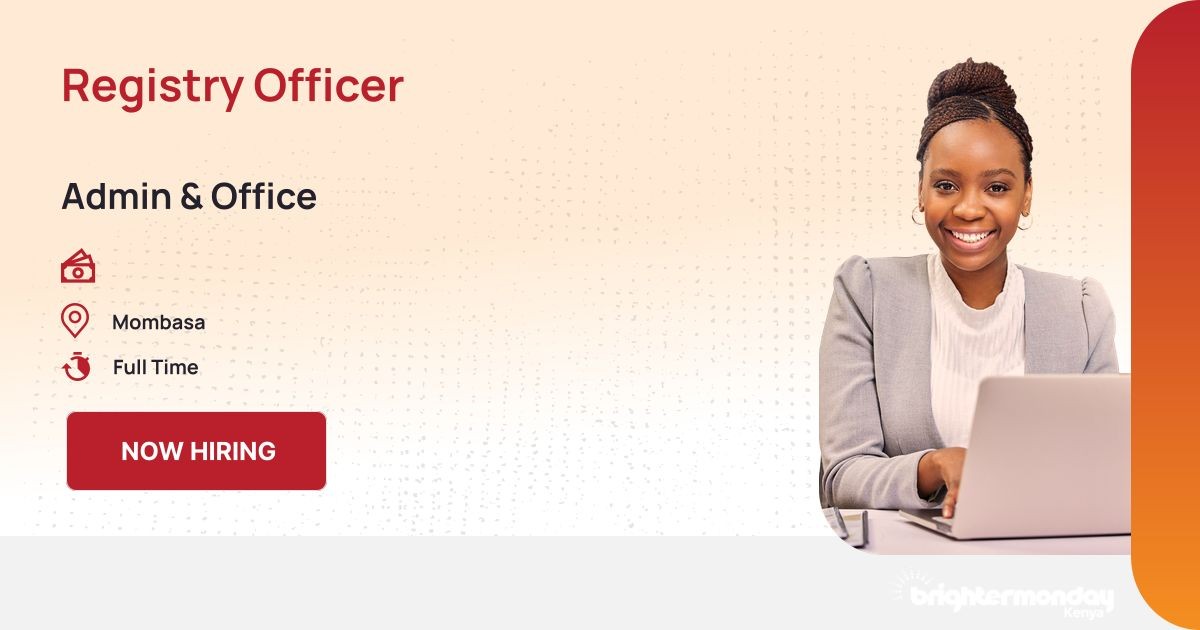 Registry Officer at KUSCCO Limited (Kenya Union of Savings & Credit Co ...