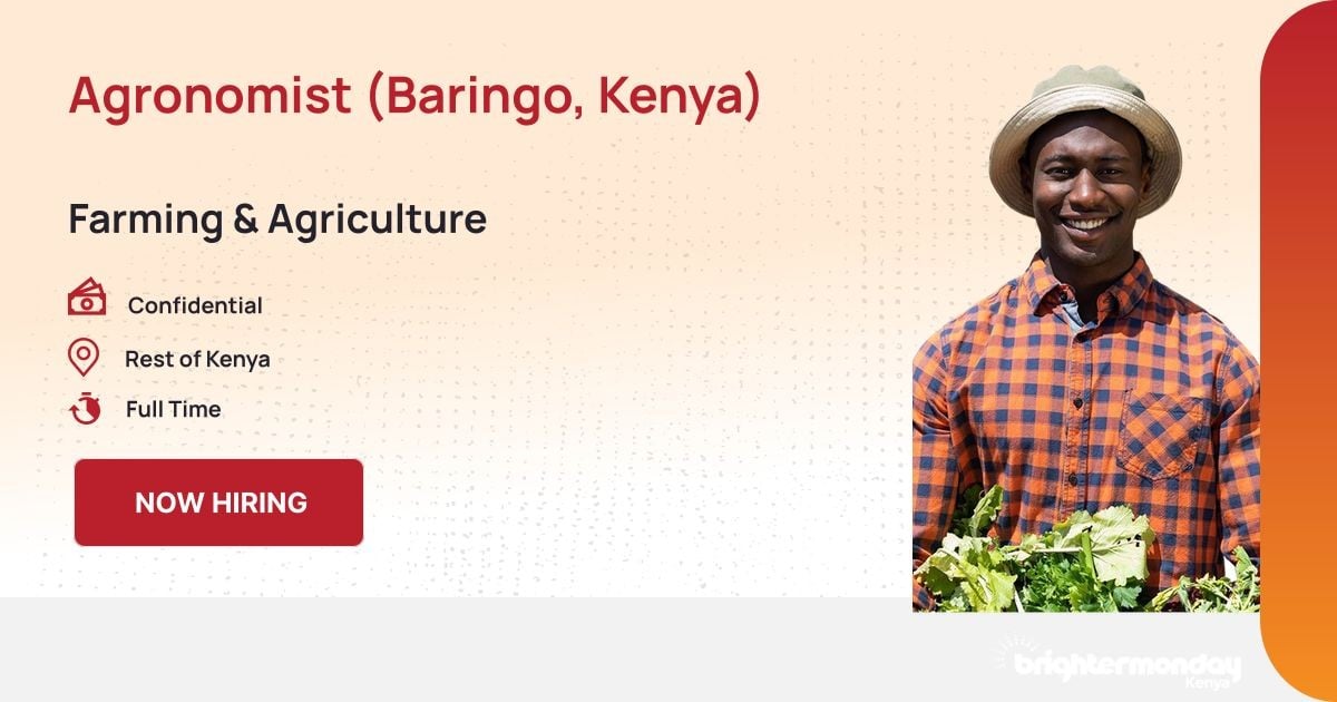 Agronomist (Baringo, Kenya) at Flexi Personnel Limited *DNS ...