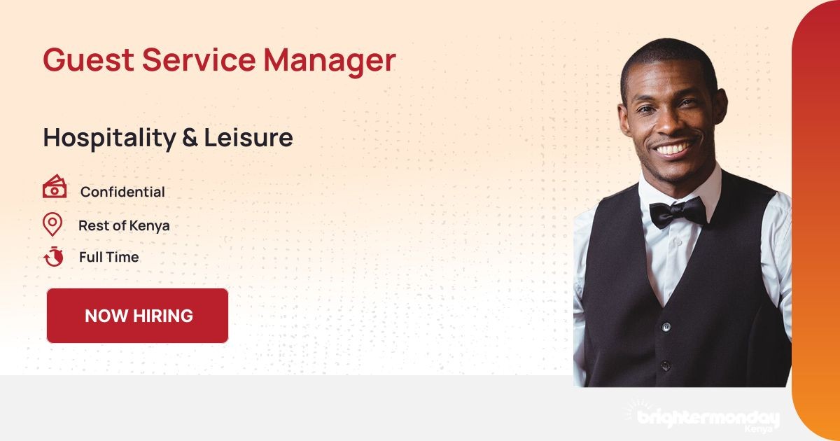 Guest Service Manager at Hilton | BrighterMonday
