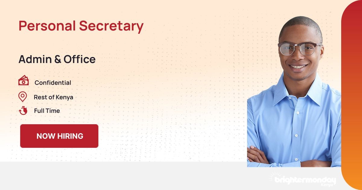 Personal Secretary at Kitui County Public Service Board | BrighterMonday