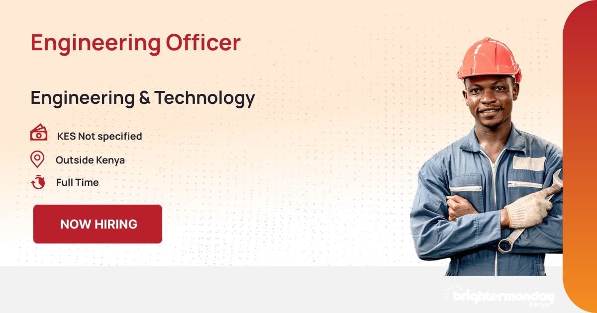 Engineering Officer at A&G Associates | BrighterMonday
