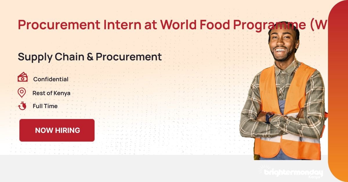 Procurement Intern at World Food Programme (WFP) at JobWebKenya ...