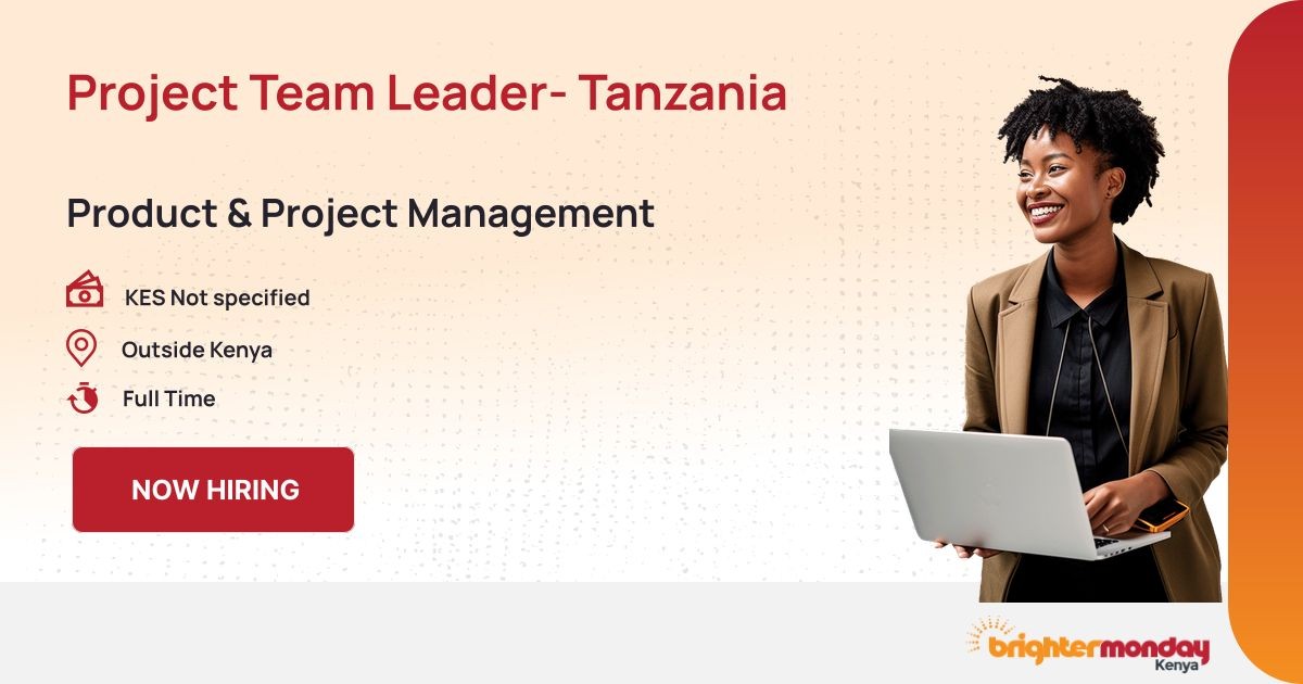 Project Team Leader- Tanzania at Adept Systems, Management Consultants | BrighterMonday
